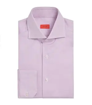 Isaia Cotton Shirt - Pink
