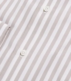 Isaia Cotton Stripe Shirt