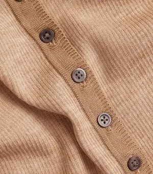 Polo Ralph Lauren Wool Ribbed Cardigan