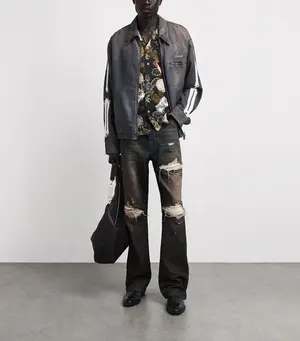 Amiri Ripped Mx1 Straight Jeans