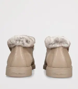 Santoni Suede Hadeel Ankle Boots