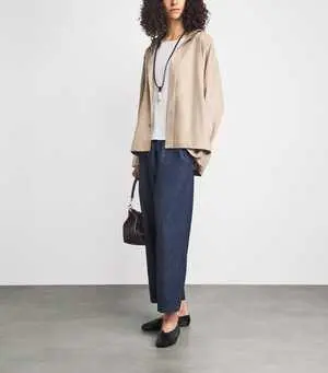 Eskandar Virgin Wool-cashmere Double Stand-collar Shirt
