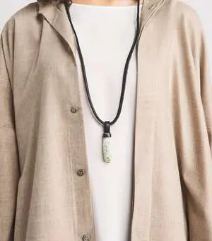 Eskandar Virgin Wool-cashmere Double Stand-collar Shirt