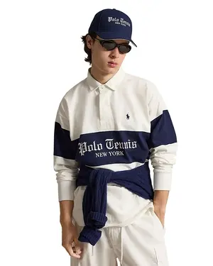Polo Ralph Lauren Us Open Polo Tennis Rugby Shirt - White
