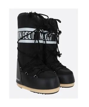 Moon Boot Icon Logo Printed Lace-up Boots