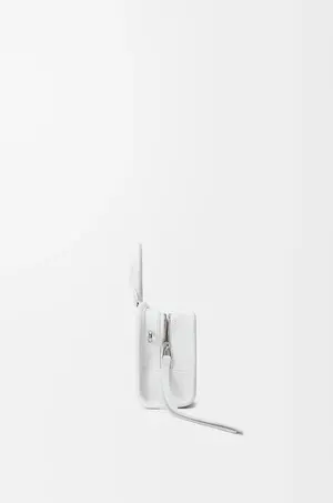 Loewe Mini Amazona 180 Bag In Soft Calfskin - White