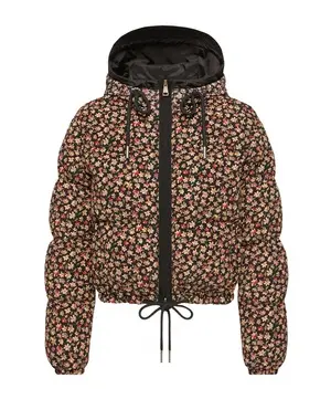 Moncler Becfigue Hooded Down Jacket - Black