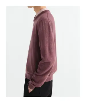 LEMAIRE Crew-neck Sweater In Alpaca Wool Blend