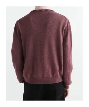 LEMAIRE Crew-neck Sweater In Alpaca Wool Blend