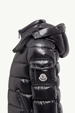 Moncler Badyf Hooded Synthetic Material-trimmed Down Jacket