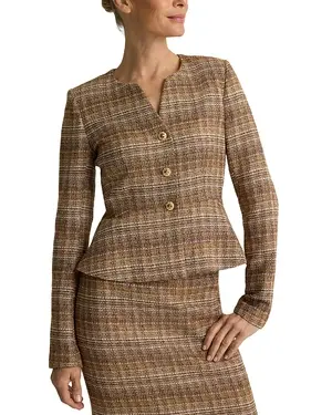 St. John Artisanal Weave Jacket