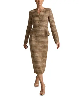 St. John Artisanal Weave Jacket