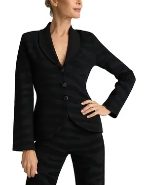 St. John Zebra Metallic Jacket