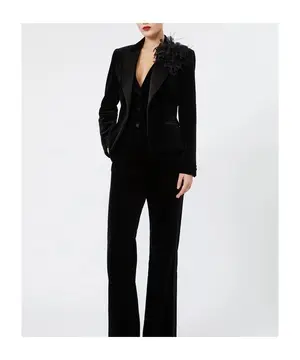 Max Mara V-neck Gilet - Black