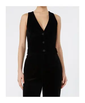 Max Mara V-neck Gilet - Black