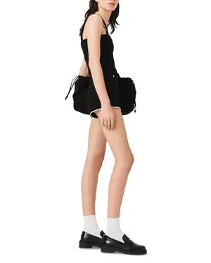 Maje Fitted Tweed Playsuit