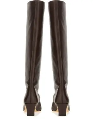 Staud Wally Pointed Leather Boots
