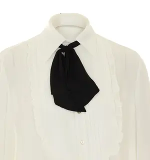 ANIYE BY Pleated Bib Shirt