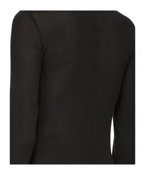 Rick Owens Ruched Long-sleeve Top