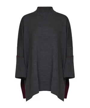 Herno Oversized Ribbed Knit Sweater