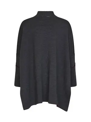 Herno Oversized Ribbed Knit Sweater