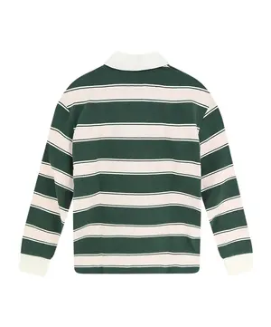 Closed Striped Rugby Sweater - Multi-color