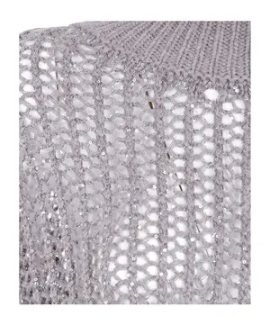 D.exterior Open-knit Sweater
