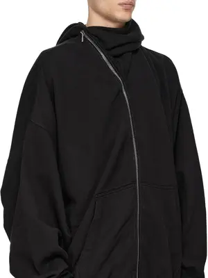 Rick Owens Mountain Hun Zip Hoodie