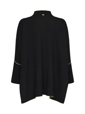Herno Oversized Ribbed Knitted Sweater