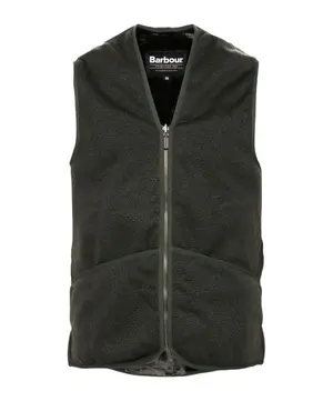 Barbour Zip-up Padded Gilet - Black