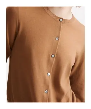 Marella Button-front Long-sleeve Knit Top