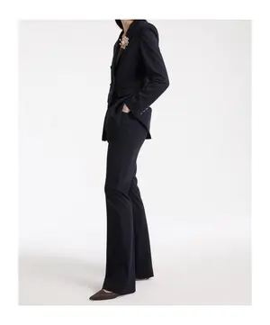 Marella Tailored Flare Trousers With Belt Loops