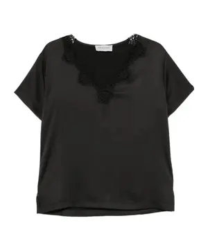 Ermanno Firenze Lace Up Blouses