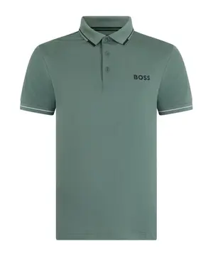 Hugo Boss Collared Short-sleeved Polo Shirt - Green