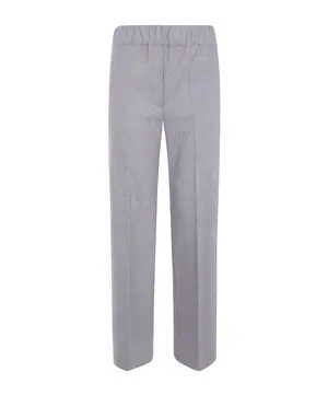 D.exterior Wide-leg Flannel Trousers - No