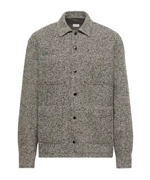 Moncler Melange Wool Blend Shirt