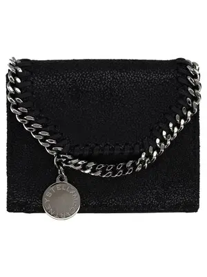 Stella McCartney Falabella Trifold Wallet - Black