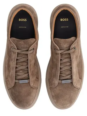 BOSS Garytenn" Suede Lace-up Sneakers