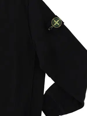 Stone Island Felpa Con Patch Logo