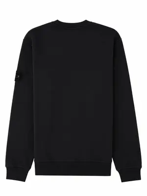 Stone Island Felpa Con Patch Logo