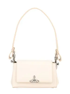 VIVIENNE WESTWOOD Borsa A Mano "hazel" Small - White