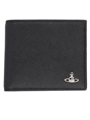 VIVIENNE WESTWOOD Portafoglio Con Logo - Black