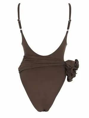Magda Butrym One Piece Swimsuit With Gathered Detail
