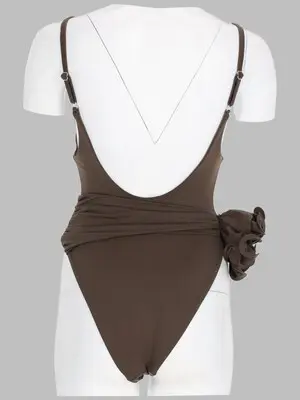 Magda Butrym One Piece Swimsuit With Gathered Detail