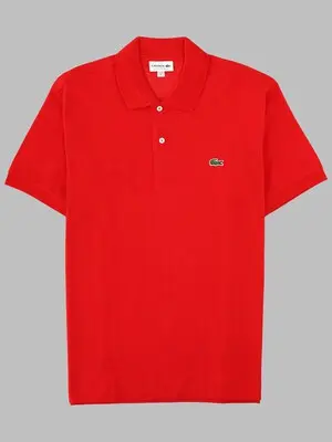 Lacoste Polo Con Logo - Red