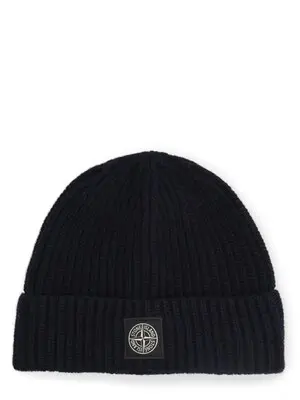 Stone Island Berretto In Lana Vergine