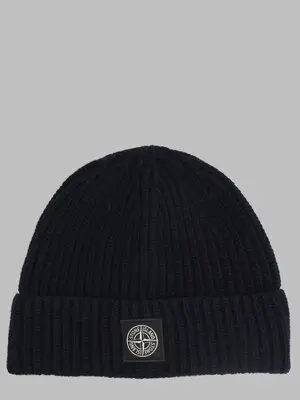 Stone Island Berretto In Lana Vergine