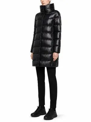 Herno Piumino Lungo Trapuntato - Black