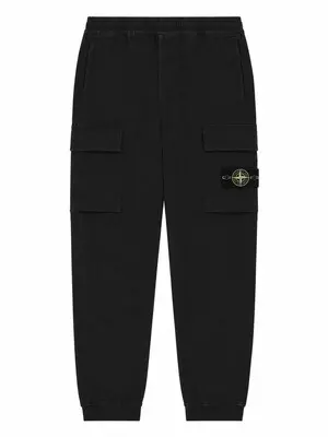 Stone Island Cargo Pants With Logo Patch