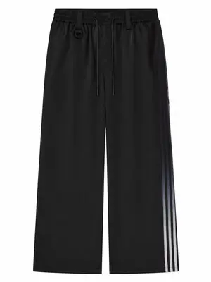 Y3 Satin Wide Leg Pants With Drawstring